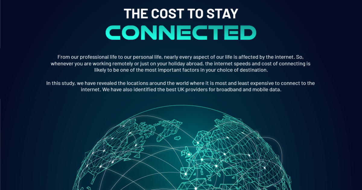 The Most & Least Expensive Countries For Broadband & Mobile Internet ...